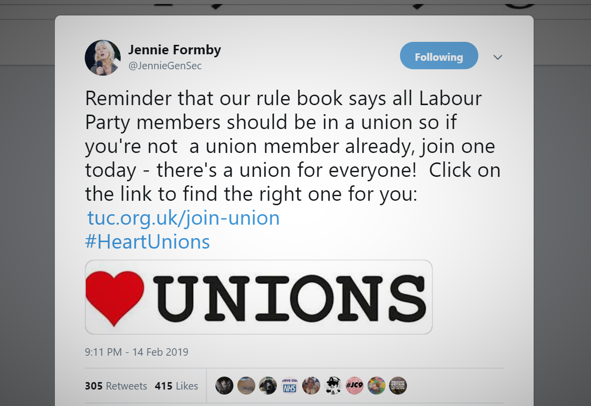 Labour General Secretary apologises over call for 'all' members to be ...