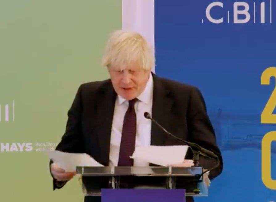 Boris Johnson stumbles over his words and rambles about Peppa Pig in ...