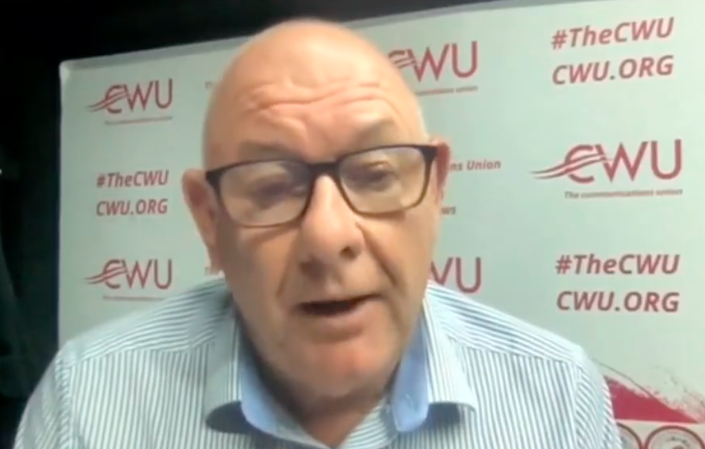 CWU’s Dave Ward takes apart Royal Mail CEO Simon Thompson on BBC ...