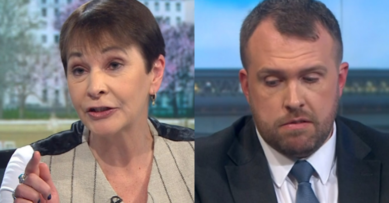 'This country deserves better than you!' - Caroline Lucas clashes with ...