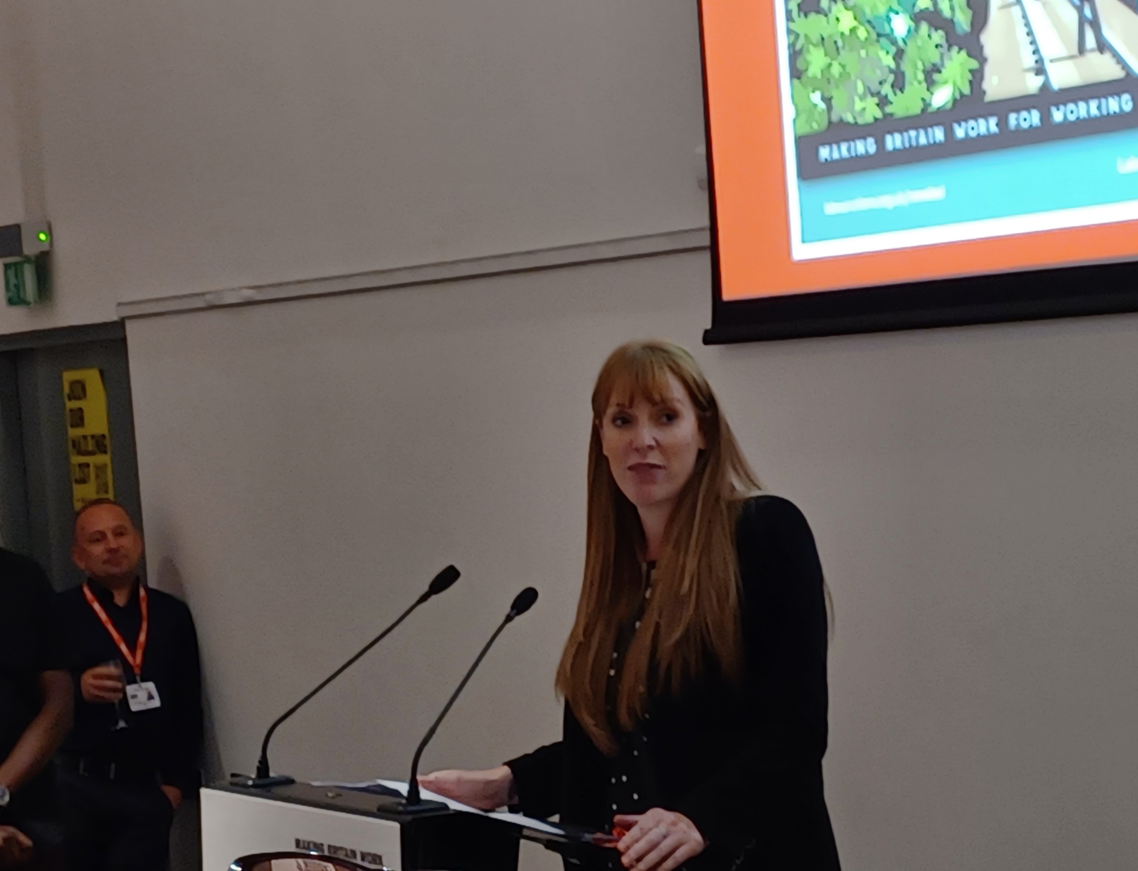 Angela Rayner vows to make trade union laws "fit for the 21st century ...