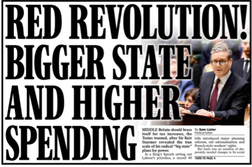 Tory press in hysterics over King’s Speech - Left Foot Forward: Leading ...