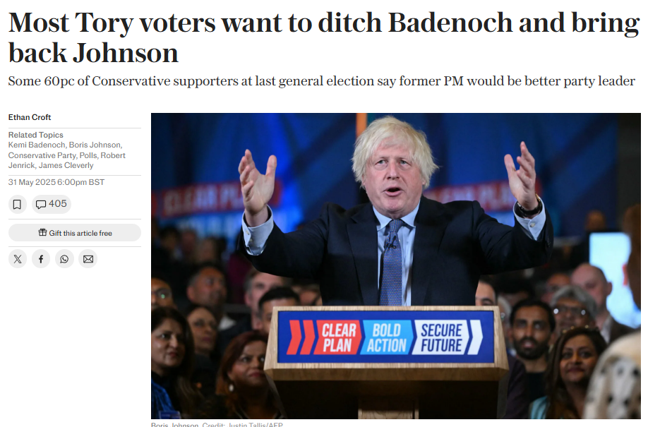 Right-wing media watch – Bring back Boris! Conservative media flirts ...